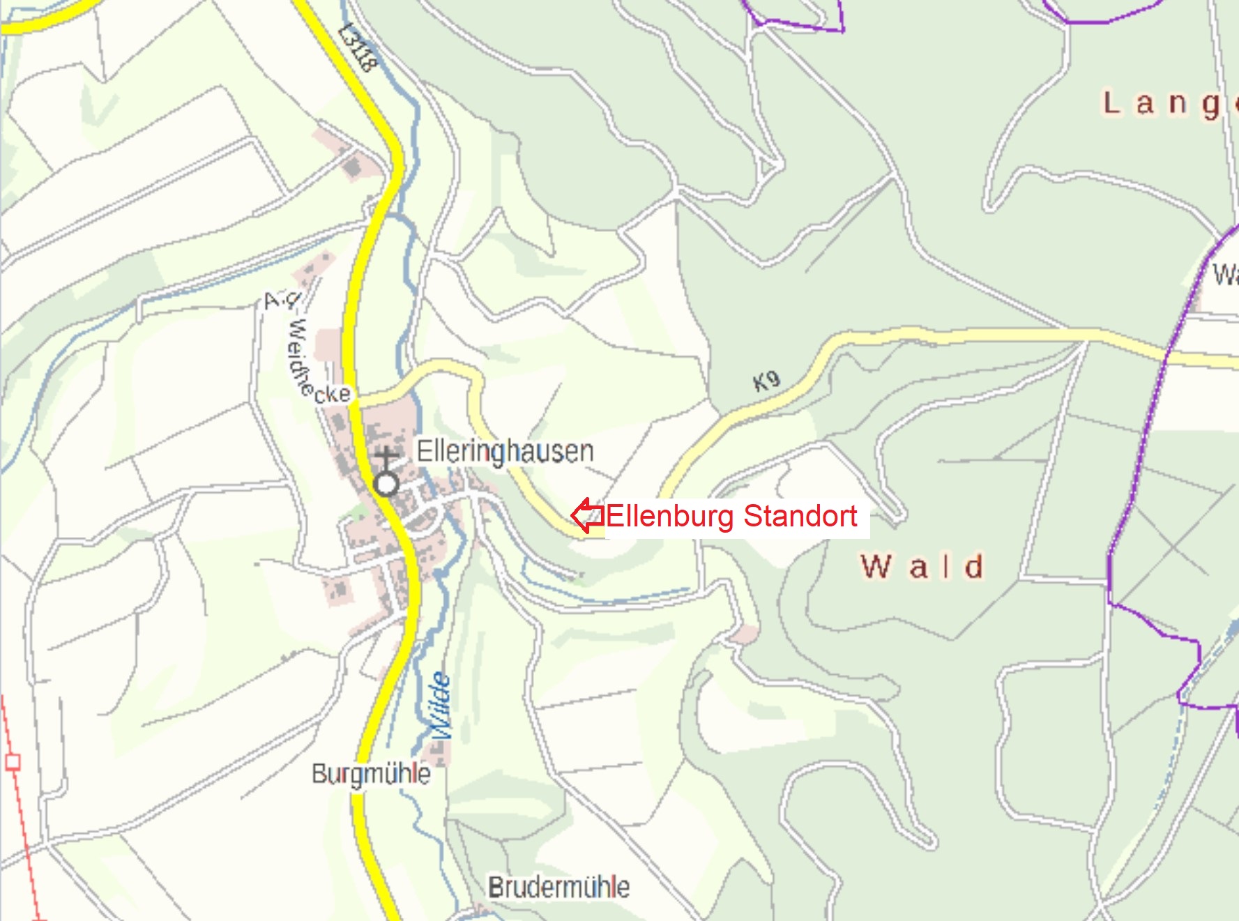 Ellenburg – Elleringhausen, Twistetal